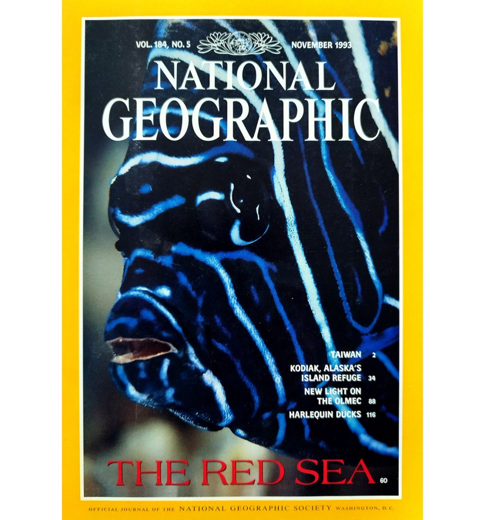 NATIONAL GEOGRAPHIC. EDICIÓN EN INGLÉS. NOVIEMBRE 1993. THE RED SEA ⋆ ...